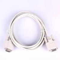 China Straight DB9 To DB9 Null Modem Cable , Rs232 Male To Male Cable 1.8m 6FT for sale