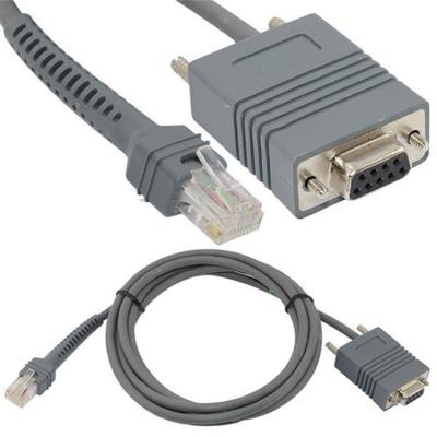 China Flexible DB 9 Pin To Rj45 Cable Serial Port 2m For Symbol 2208 DS3608 for sale