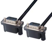 China Industrial Db15 Vga Cable , 90 Degree Vga Rs232 Cable 2 Meter for sale