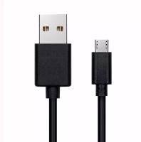 China Black Straight USB Cable USB 2.0 A Male To Micro B 1m 2m 3m Length for sale