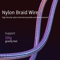 China 540 Degree Circular USB Magnetic Charging Cable Wire Rotating 3ft Length for sale