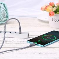 China Braided Straight USB Cable Type C To Type A Male For Mobile Phone Charging OEM ODM for sale