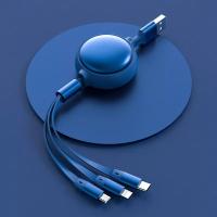 China Retractable 3 In 1 Micro USB Cable , 120cm Type C Data Cables ODM for sale
