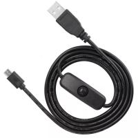 China OEM ODM Micro USB Cable , USB Charging Cord 3.3ft With ON OFF Switch for sale