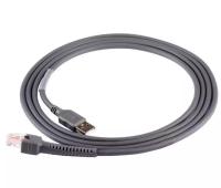 China Grey 2M USB To Rj45 Cable , USB Cord For Scanner LS2208 LS4208 for sale