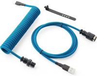 China Coiled Nylon USB C To USB A Cable For Gaming Mechanical Keyboard for sale