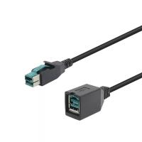 China 12V 3m Male To Female USB Cable For Car POS Machine Communication for sale