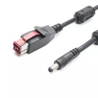 China 24V Power POS Machine Cable USB To DC 5.5 X 2.1 For POS System for sale