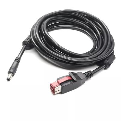 China 24V Power POS Machine Cable USB To DC 5.5 X 2.1 For POS System for sale
