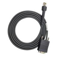 China Rs232 DB9 Female RJ45 Barcode Scanner Cables 8P8C 10P 10C 2m For Ls2208 Ds2208 for sale