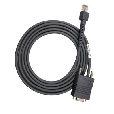 China Rs232 DB9 Female RJ45 Barcode Scanner Cables 8P8C 10P 10C 2m For Ls2208 Ds2208 for sale