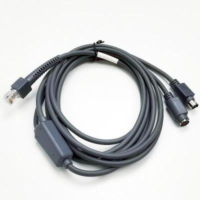 China 2M PS2 KB To Rj45 Barcode Scanner Cables For Symbol LS2208 for sale