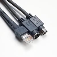 China 2M PS2 KB To Rj45 Barcode Scanner Cables For Symbol LS2208 for sale