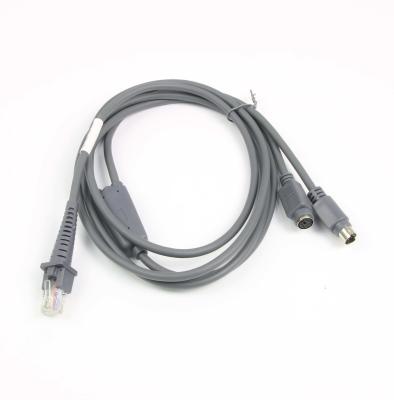 China 2m Straight Ps2 Keyboard Cable For Datalogic GD4310 QW2120 Barcode Scanner for sale