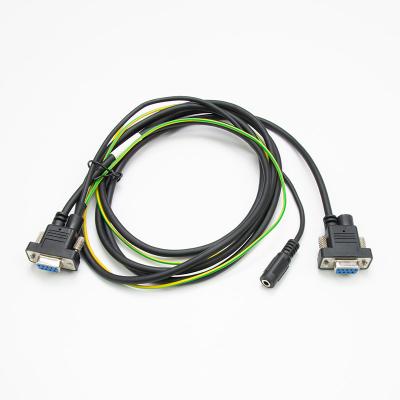 China 2m Barcode Scanner Gun Reader RS232 DB9 Cable  Anti-static For Zebra Symbol DS457 MS954 for sale