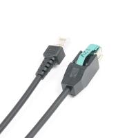 China 3m 12V PVC Custom USB Cables USB To Rj45 Black Straight Type for sale