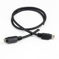China 1m PVC Black PS2 Keyboard Wedge Cable KWB Male To Female Extension for sale
