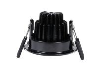 China Long Life COB Black Trim LED Recessed Lighting 25 Degree Tiltable for sale
