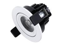 China Long Life COB Black Trim LED Recessed Lighting 25 Degree Tiltable for sale