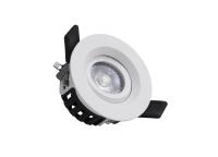 China Residential 8W Tilt LED Downlight Round IP44 Bathroom Spotlights for sale
