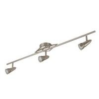 China Pendant 3*5W LED Track Spotlights Brush Nickel for sale