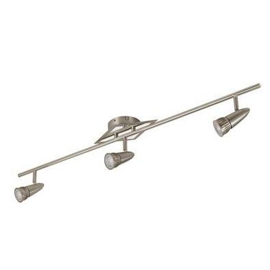 China Pendant 3*5W LED Track Spotlights Brush Nickel for sale