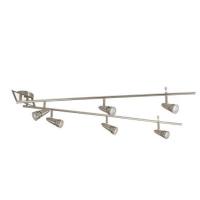 China Aluminum Alloy 15W LED Track Spotlights White 4000K Modern Rail Lighting 6x5W GU10 for sale