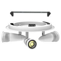 China 180 Degree Rotation COB Ra80 LED Track Spotlights IP20 for sale