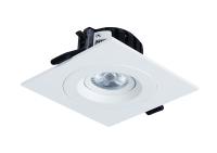 China Square 360 Rotatable Dimmable LED Recessed Downlight 130x130mm 8W 220-240V for sale