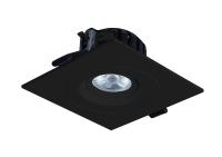 China Square 360 Rotatable Dimmable LED Recessed Downlight 130x130mm 8W 220-240V for sale