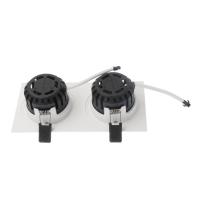 China 16W Recessed LED Downlight 220-240V IP44 Adjustable Ceiling Spot Light 253x130mm for sale