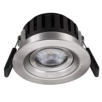 China 8W Dimmable LED Round Downlight 5000K Cool White 85mm Cutout Gyro Tilt for sale