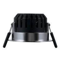 China 8W Dimmable LED Round Downlight 5000K Cool White 85mm Cutout Gyro Tilt for sale