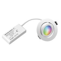 China Colour Changing RGBCW Smart LED Downlight Cool White 5000K for sale