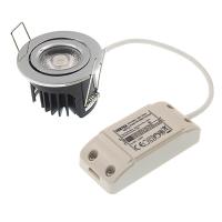 China Mini 500lumens Tilting LED Downlights 55mm Cut Out LED Downlights for sale