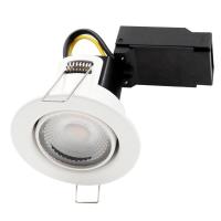 China Integrated SMD 5W Tiltable LED Downlight Cool White 6500k for sale