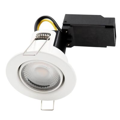 China Integrated SMD 5W Tiltable LED Downlight Cool White 6500k for sale