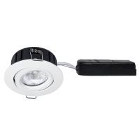 China Ultra Slim Round COB Tilt LED Downlight Brushed Aluminium Downlights for sale