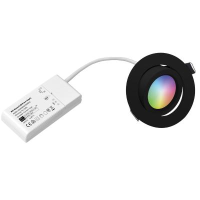 China 6W Smart LED Downlight TUYA Wireless RGBCW Low Profile Ceiling 220-240V for sale