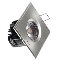 China Square Recessed 8W IP65 LED Downlight Dimmable 220-240V Bezel Changeable for sale