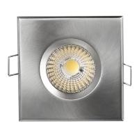 China Square Recessed 8W IP65 LED Downlight Dimmable 220-240V Bezel Changeable for sale