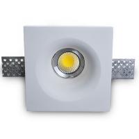 China Embedded Gypsum Ceiling LED Lights Height 62mm Trimless LED Downlights for sale