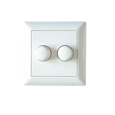 China Dual Rotary 200W LED Dimmer Switch 50000 Hours for sale