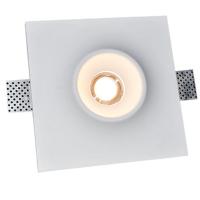 China Gypsum GU10 Trimless LED Downlights For Hotel Lighting for sale