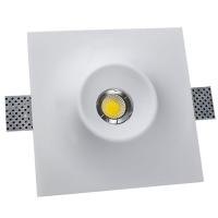 China Gypsum GU10 Trimless LED Downlights For Hotel Lighting for sale