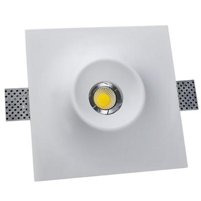 China Gypsum GU10 Trimless LED Downlights For Hotel Lighting for sale