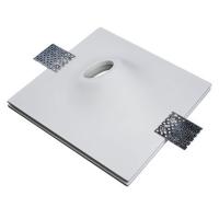 China IP20 GU10 Trimless Square Recessed Lighting With Round Curve for sale