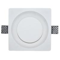 China 200x200mm Trimless Gu10 Downlight Anti Glare Recessed Plaster Lights for sale