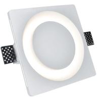 China 200x200mm Trimless Gu10 Downlight Anti Glare Recessed Plaster Lights for sale