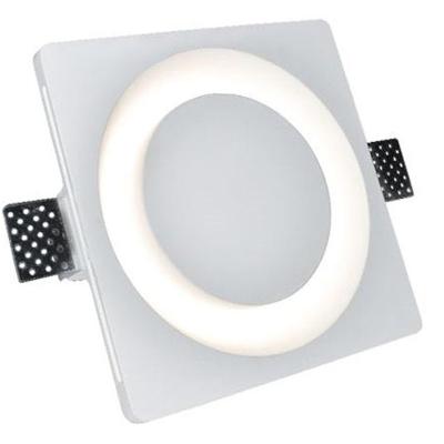 China 200x200mm Trimless Gu10 Downlight Anti Glare Recessed Plaster Lights for sale
